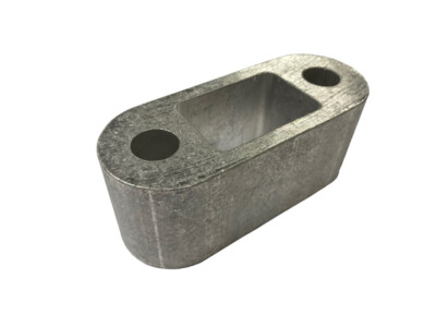 Large 50mm / 2" Inch Towbar Towball Towing Aluminium Ali Spacer Block ...