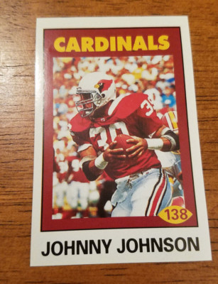 CARDINALS JOHNNY JOHNSON 1992 DIAMOND STICKERS #138 | eBay