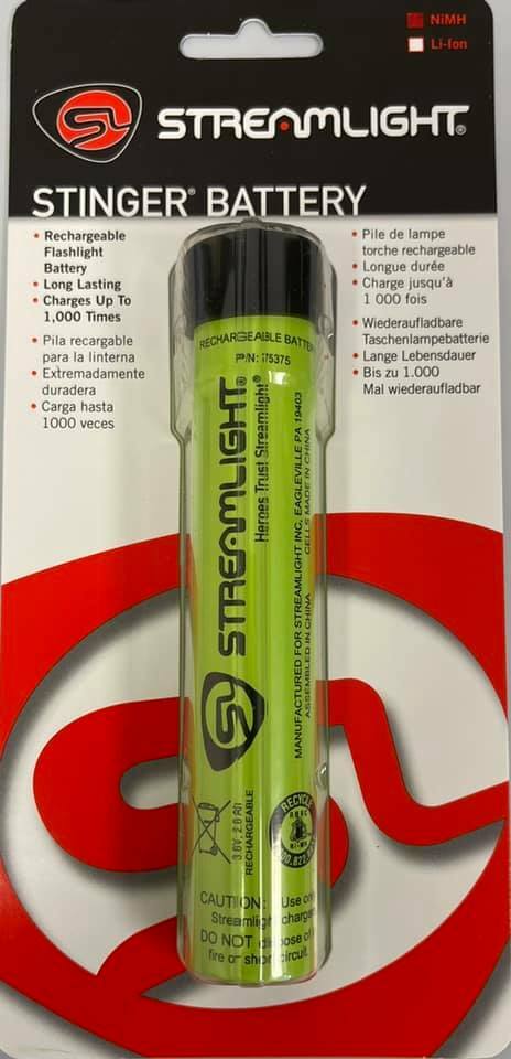 Streamlight 75375 NIMH Stinger Rechargeable Battery Replaces 75175 ...