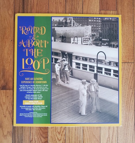 VINTAGE CTA CHICAGO TRANSIT AUTHORITY SUBWAY POSTER SIGN ADVERTISEMENT ...