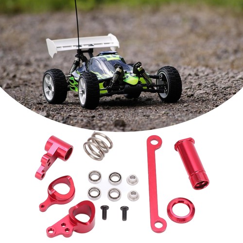 (red)Aluminum Alloy Steering Assembly Remote Control Steering Knuckle ...