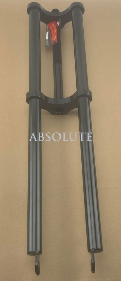 BLACK TRIPLE TREE CHOPPER BICYCLE FORK 1"THREADED LOWRIDER VINTAGE ...