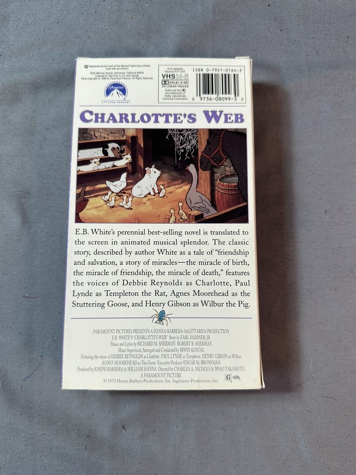 Kids VHS lot- Barney/Rugrats/Charlie Brown/Rudolph -LOT Of 8 VHS Tapes ...