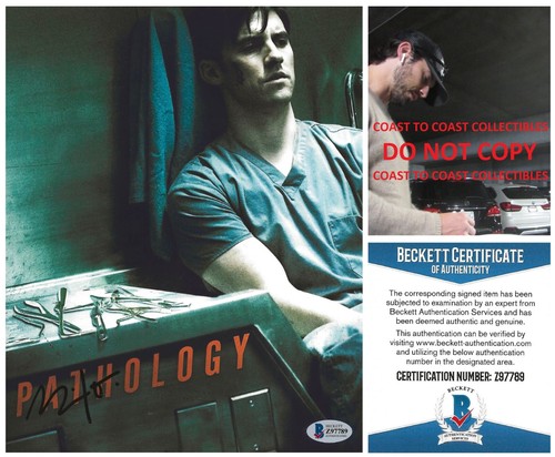 Milo Ventimiglia actor signed Pathology 8x10 photo Beckett COA Proof ...