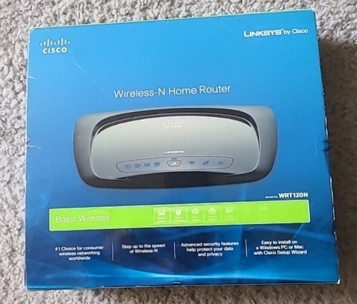 Linksys by Cisco Model WRT120N 150 Mbps 4-Port 10/100 Wireless N Home ...