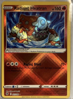 Radiant Heatran #027/189 Astral Radiance Ultra Rare Holo Pokémon TCG | eBay