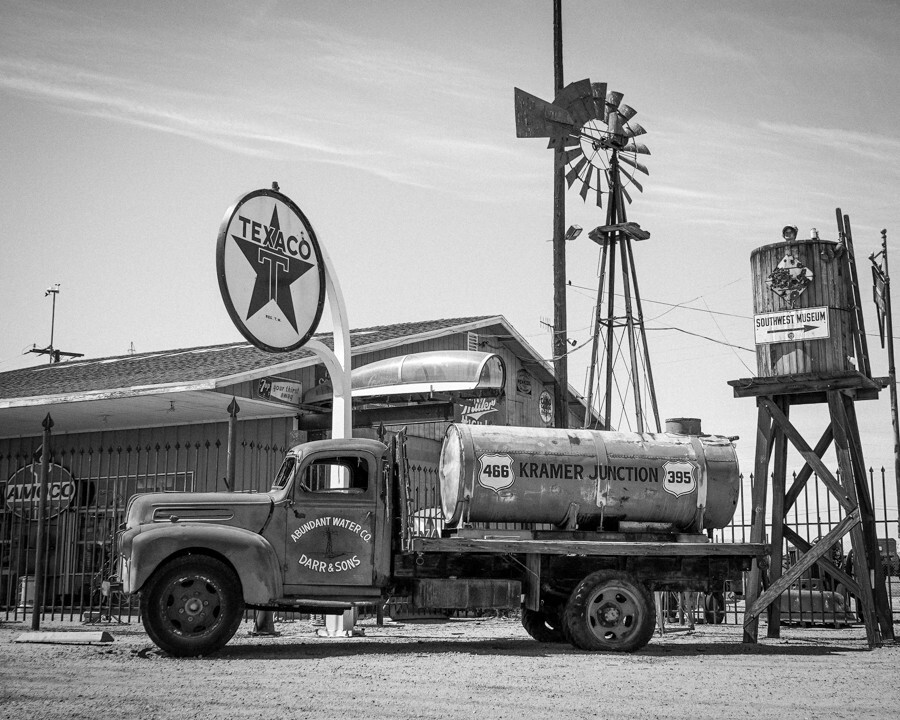 8x10 B&W of Vintage looking gasoline delivery truck. | eBay