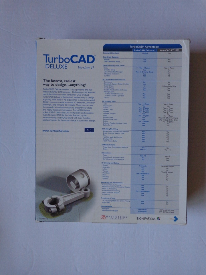 Turbo CAD Deluxe Version 11 For windows 2000 /XP 2D&3D CAD | eBay