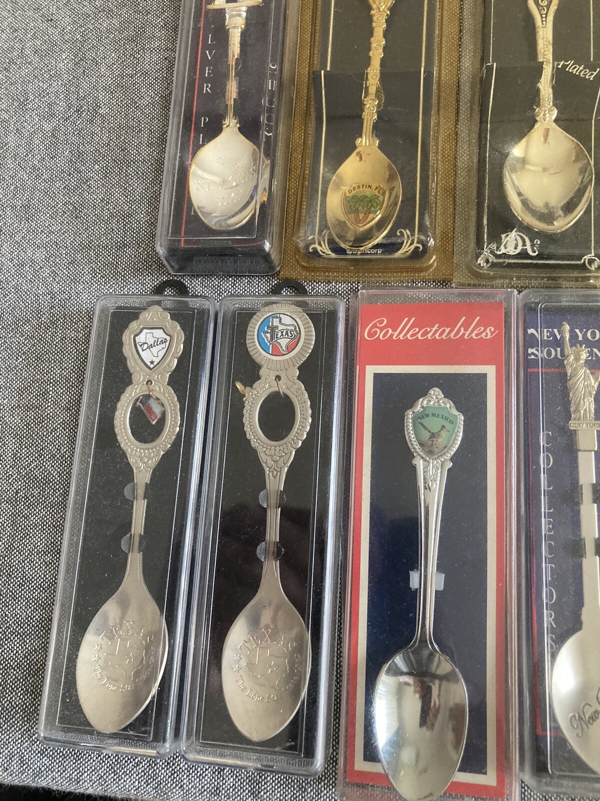 United States, Collectible Spoons X 9, All In Boxes | eBay