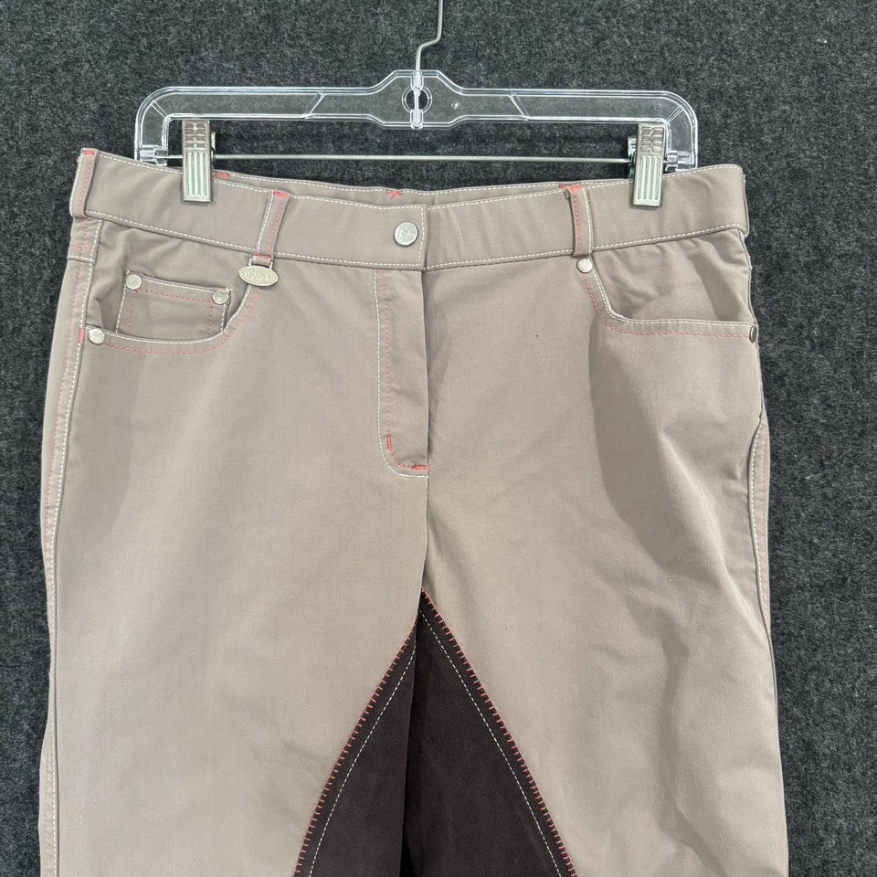 USG Breeches Riding Pants Women's 30 Beige Brown Full Seat Equestrian ...