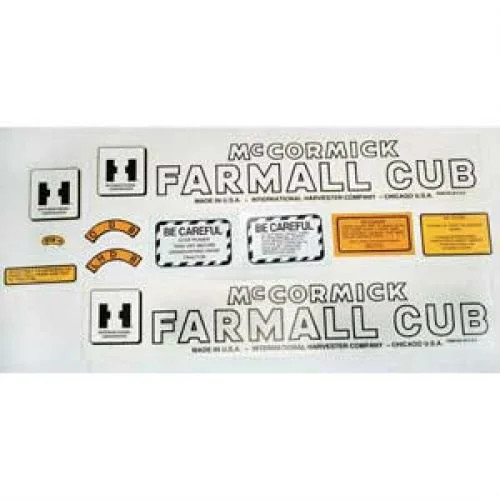 Farmall Cub Decal Set Mylar fits International Cub | eBay