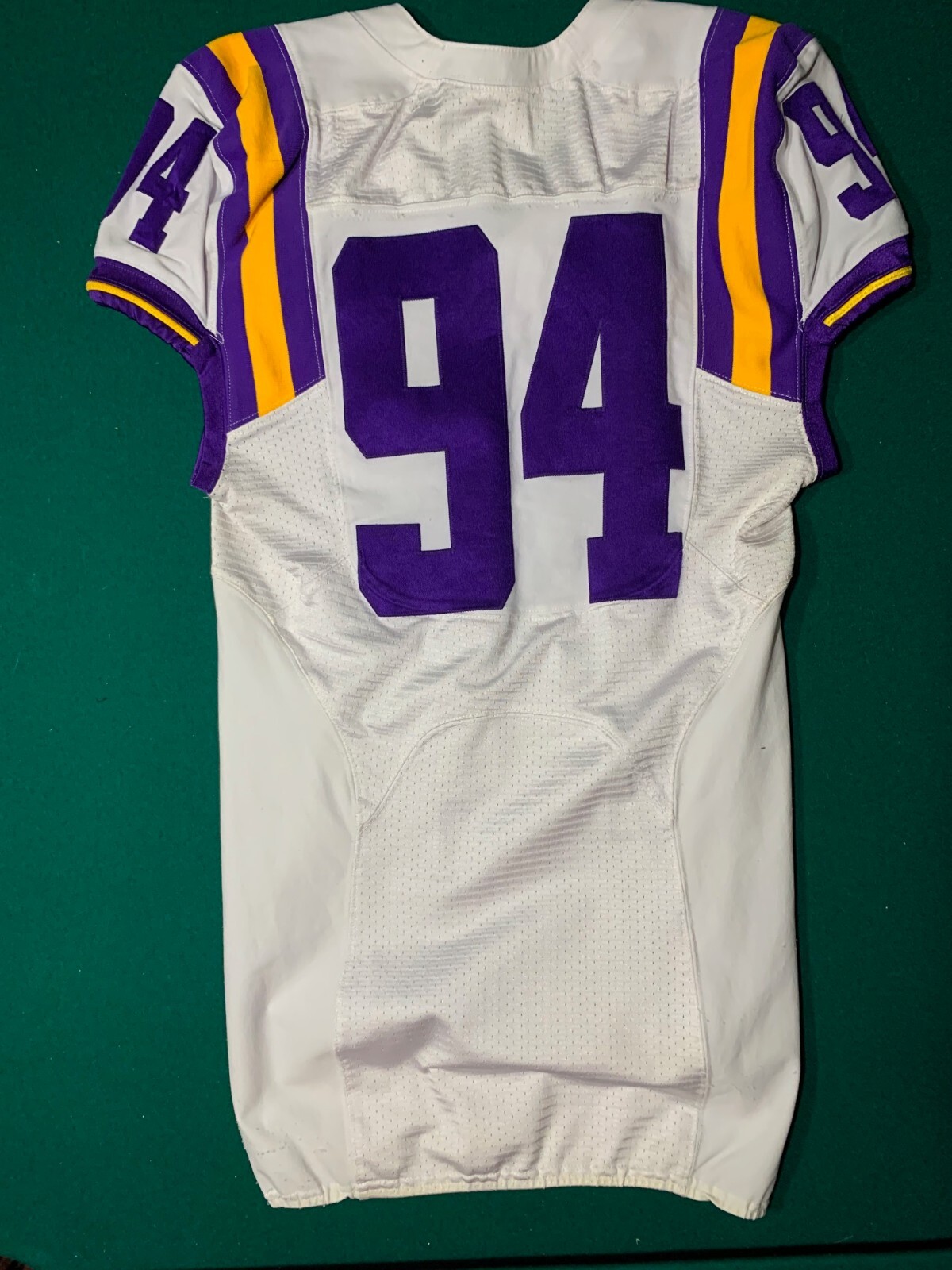DANIELLE HUNTER - LSU Louisiana State Game Worn Jersey #94 - 2013 vs ...