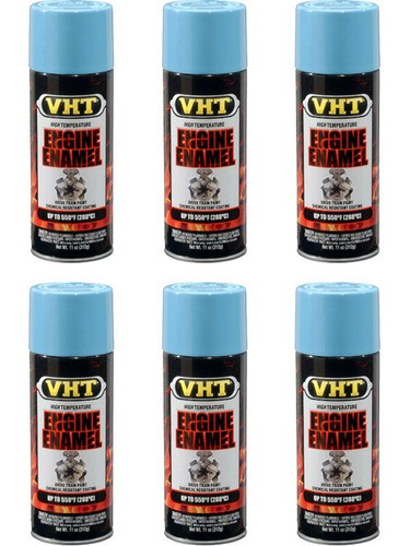 6 x VHT Engine Enamel High Heat Paint For Pontiac Blue SP122 | eBay