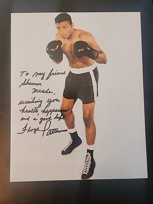 Floyd Patterson Signed 8x10 Photo Autograph - Personalized | eBay