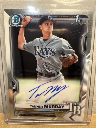 2021 Bowman Chrome Prospect Autographs #CPA-TM Tanner Murray | eBay