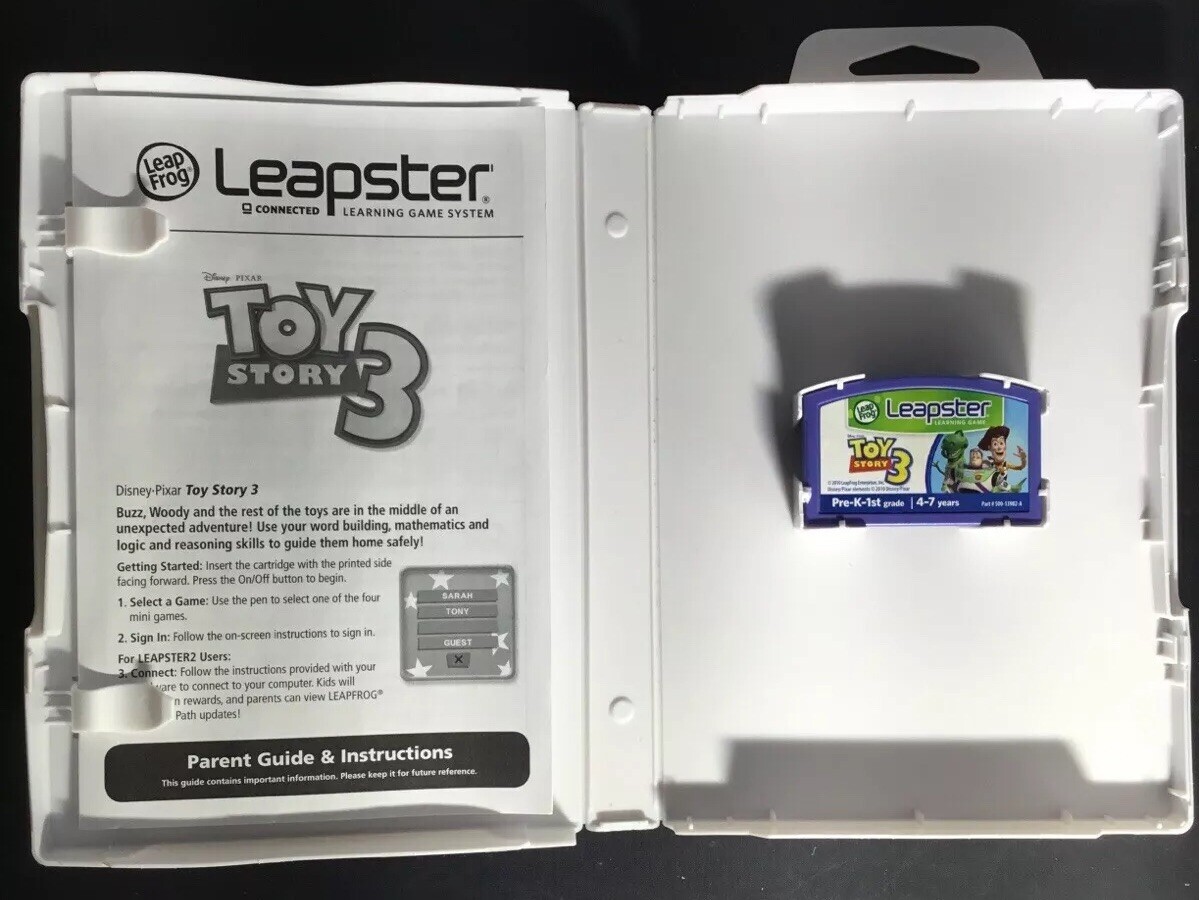 LeapFrog Leapster Learning Game: Disney Pixar Cars Toy Story 3 I Spy ...