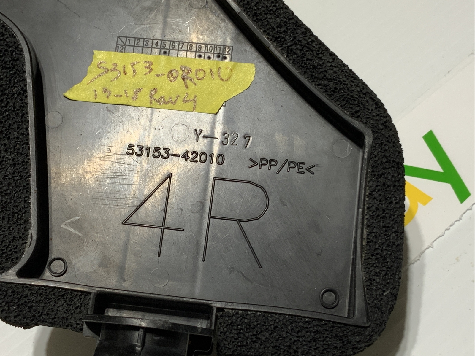 2013-2018 TOYOTA RAV4 RIGHT FRONT Radiator Air Deflector 53153-0R010 ...