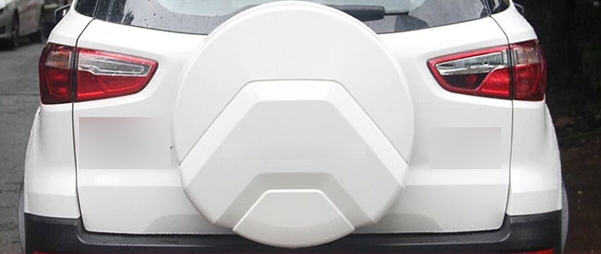 1Pcs Spare Tyre Tire Wheel Cover White Fits for Ford EcoSport 2018 2023