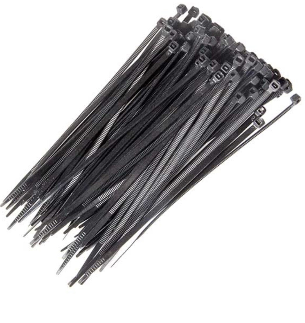 Black Tie Wraps Marr 14 In Black Nylon Cable Ties 100/Pk MR 15140