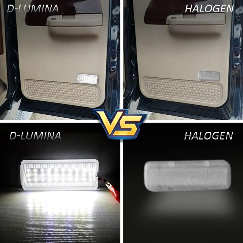 LED Interior Door Lights White Courtesy Door Light Assembly Front F250 ...