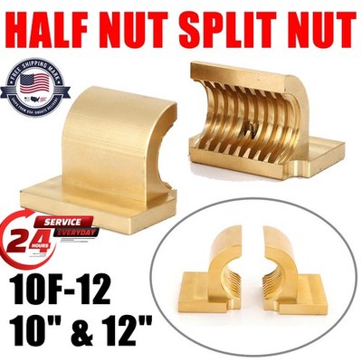 For Atlas / Craftsman 10F-12 10" & 12" Lathe Half Nut / Split Nut Brass ...