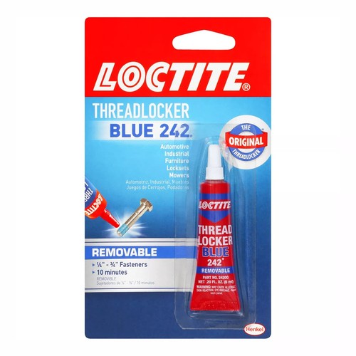 Threadlocker Blue 242 - Removable Thread Lock Glue for Nuts, Bolts ...
