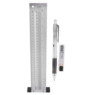 Ultra Precision Marking T Ruler cm line Ruler 12in 300mm Stainless ...