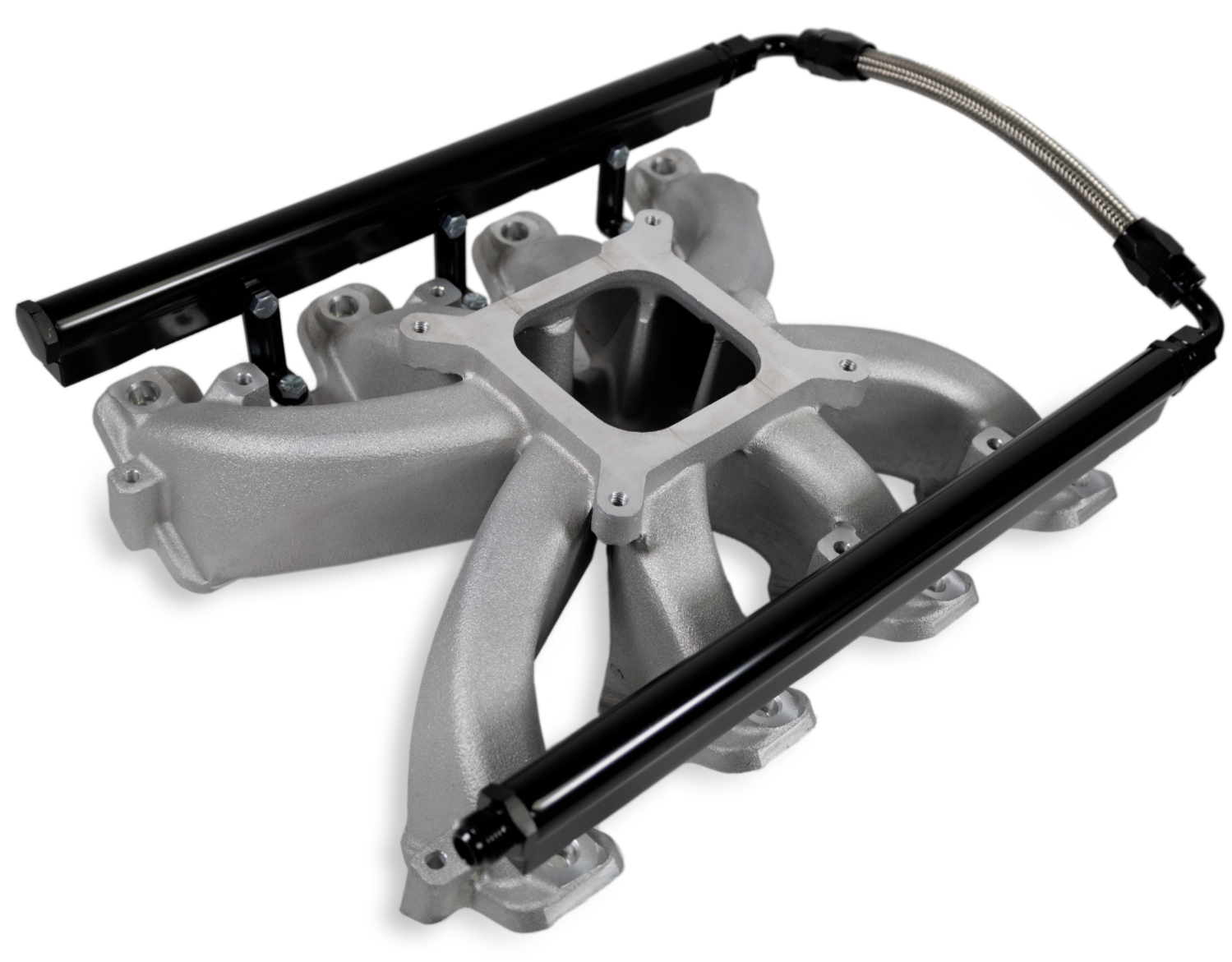 GM LS1/LS2/LS6 Cathedral Port Single Plane EFI Intake Manifold w/ Fuel ...