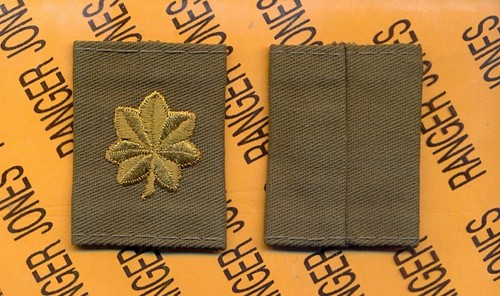 US ARMY Major MAJ 0-4 OD Green slip on rank patch | eBay