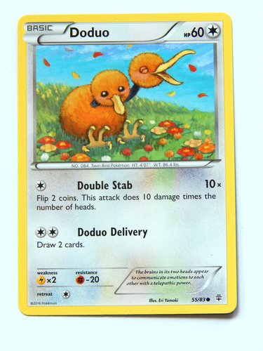 Doduo 55/83 (NM, Pokemon Card, Generations, 2016, Colorless, Common) | eBay