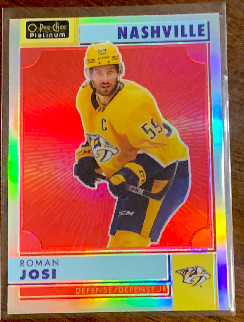 2022-23 O-Pee-Chee Platinum - Retro Rainbow #R-58 Roman Josi for sale ...