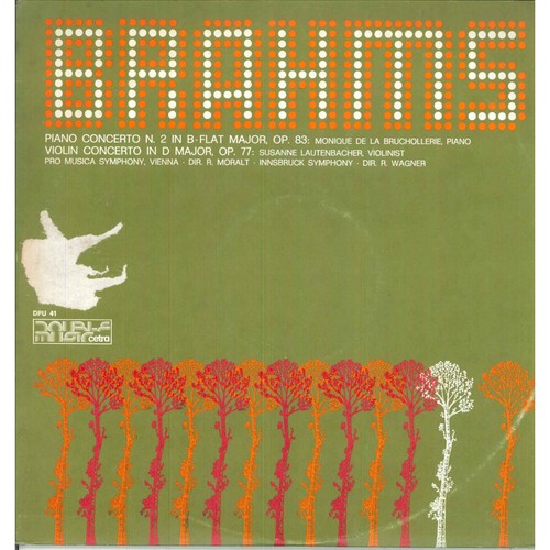 Brahms LP Vinyl Piano Concerto No. 2 In B-Flat Major Op. 83 / Cetra New ...