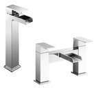Waterfall Cascade Bathroom Taps, Basin Taps, Freestanding Bath Shower ...