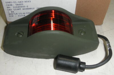 5980-01-443-9093 24V LED Light Assembly (RED) 12446845-2 TACOM 19207 ...