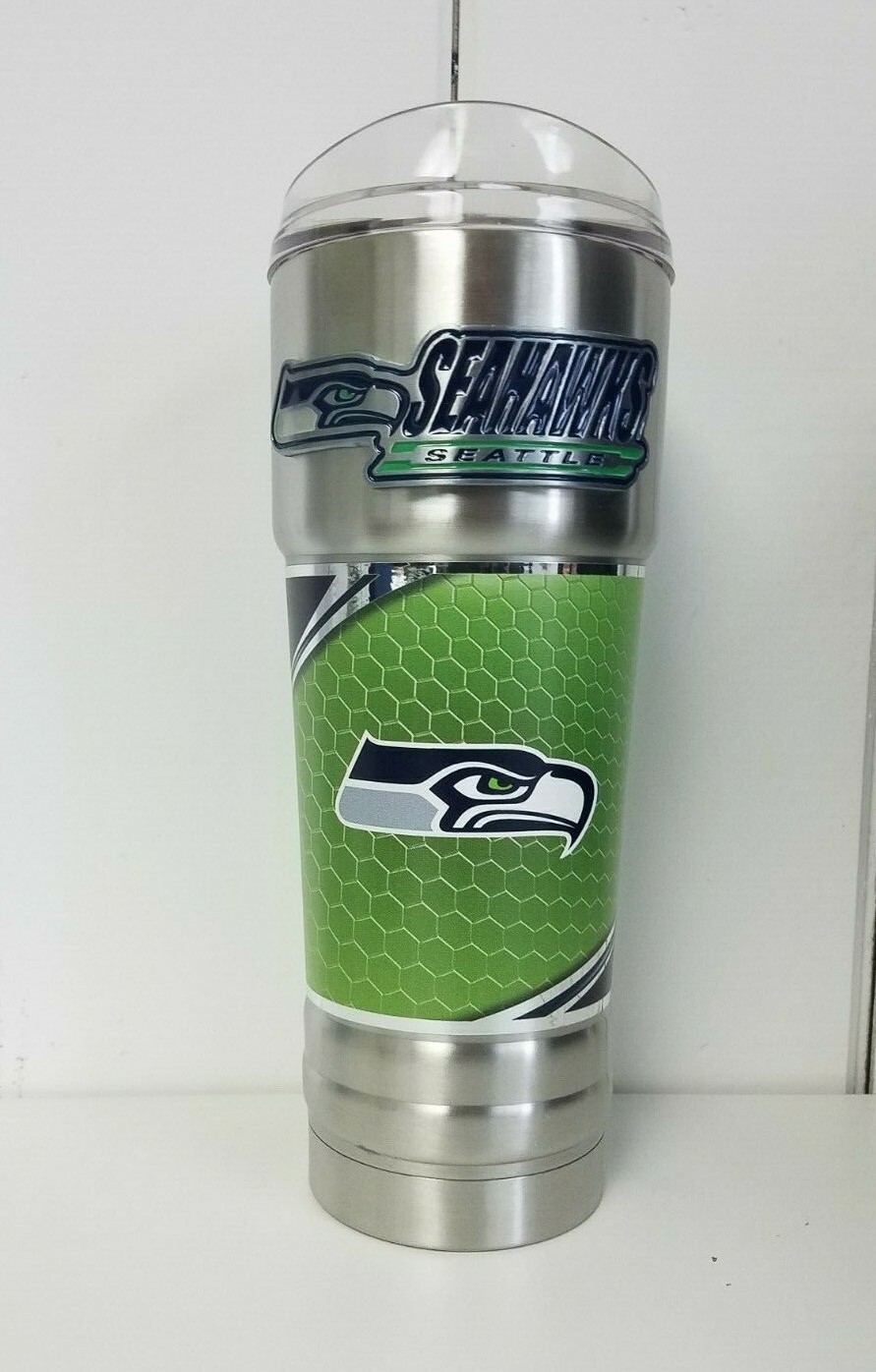 Seattle Seahawks "PRO" 32 oz Stainless Steel Tumbler Mug Cup -Lifetime ...