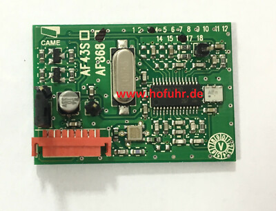 CAME Funkempfänger AF868, 868,35 Mhz, Steckkarte für die Steuerung, NEU ...