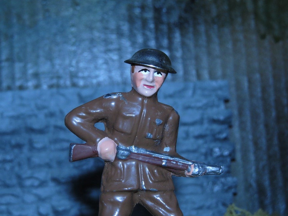 NICE ED BURLEY LEAD TOY SOLDIER BARCLAY RECAST/CONVERSION -1980 | eBay