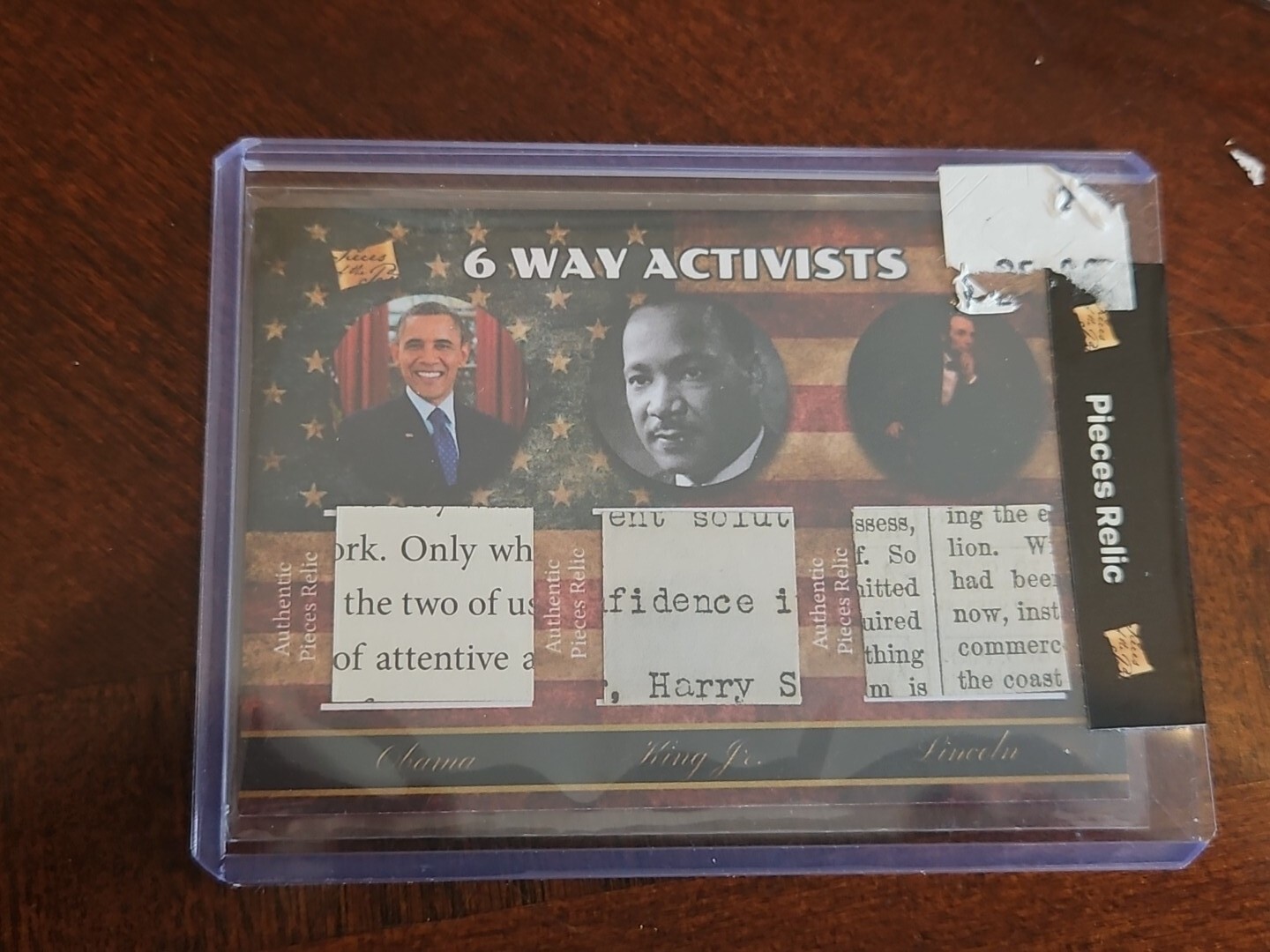 martin luthor king barack obama hariet tubma pieces of the past relic ...