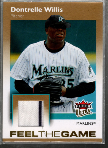 A9351 - 2007 Ultra Feel The Game Matériaux #DW Dontrelle Willis - NM-MT ...
