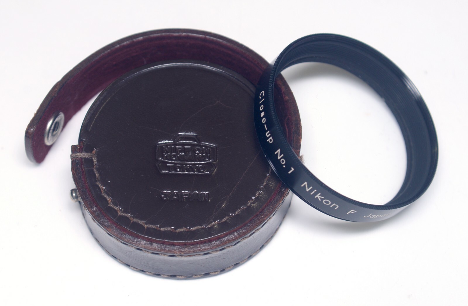 NIKON F 52mm Close-Up No.1 Vintage Lens Filter with Case Nippon Kogaku ...