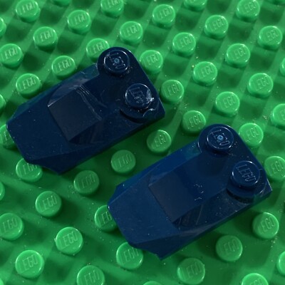 Lego 47456 Dark Blue/ Navy 2x3 Modified Tile With Studs X2 Pieces | eBay UK