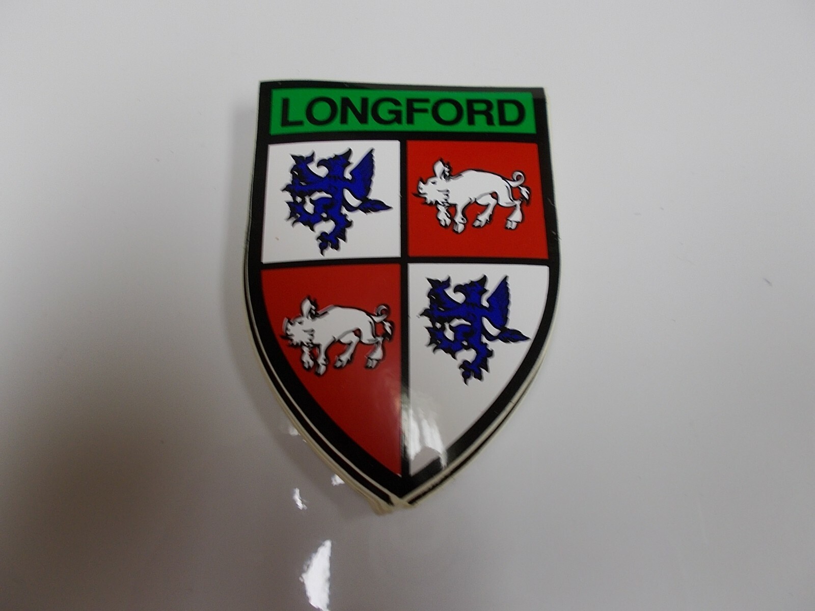 Longford Irish County Crest Ireland Decal Sticker Shield Badge Ireland ...