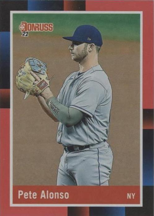 2022 Panini Donruss - Retro 1988 Pete Alonso #247 Holo Red for sale ...