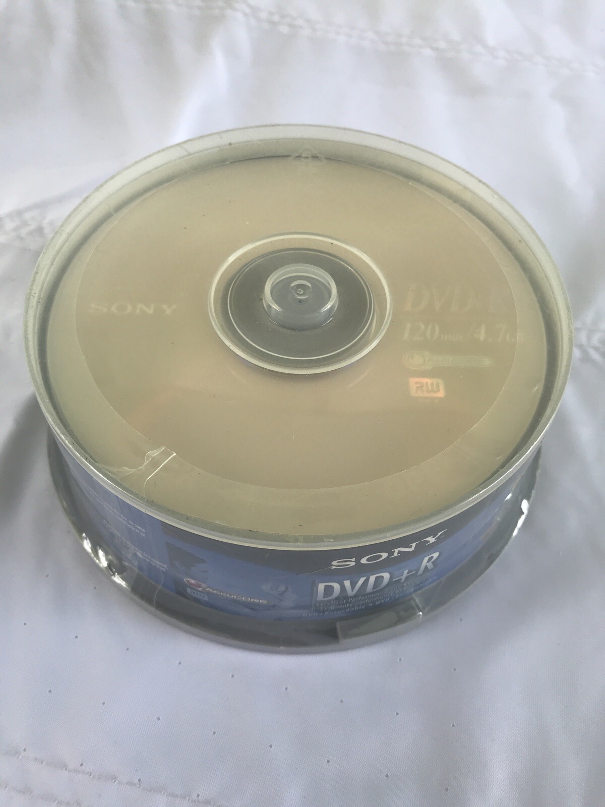 Sony DVD+R 4.7GB 120min Recordable DVD Discs Spindle Pack 25 -I2 | eBay