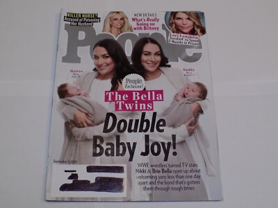 People Magazine 9 7 2020 The Bella Twins Brie Nikki Britney Spears Lori ...