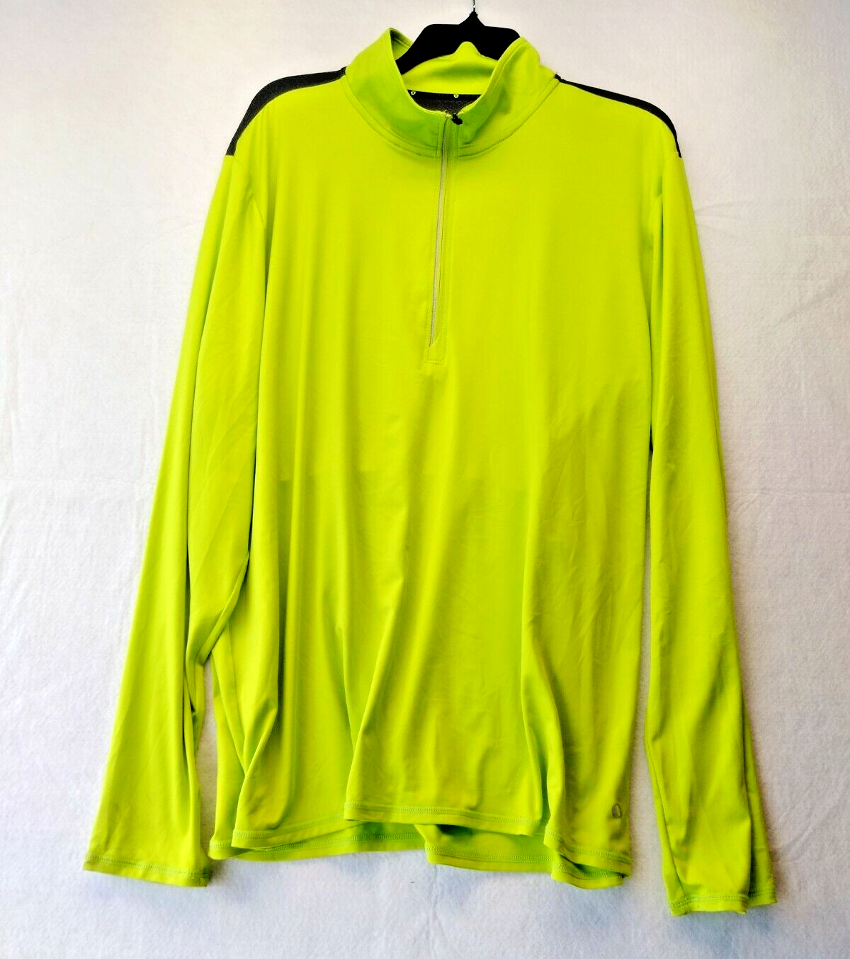 Xersion Track Jacket Mens Large Green Quick Dri Stretch 1/2 Zip Long ...