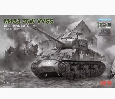 RYEFIELD MODEL RFM RM-5135 1/35 M4A3 76W VVSS Sherman Late w/Full ...