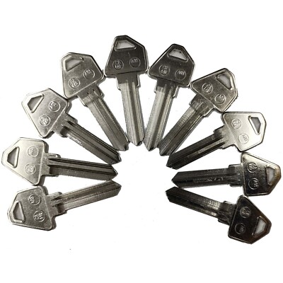 CB44R x 10 Silver Color Key Blanks | eBay Australia