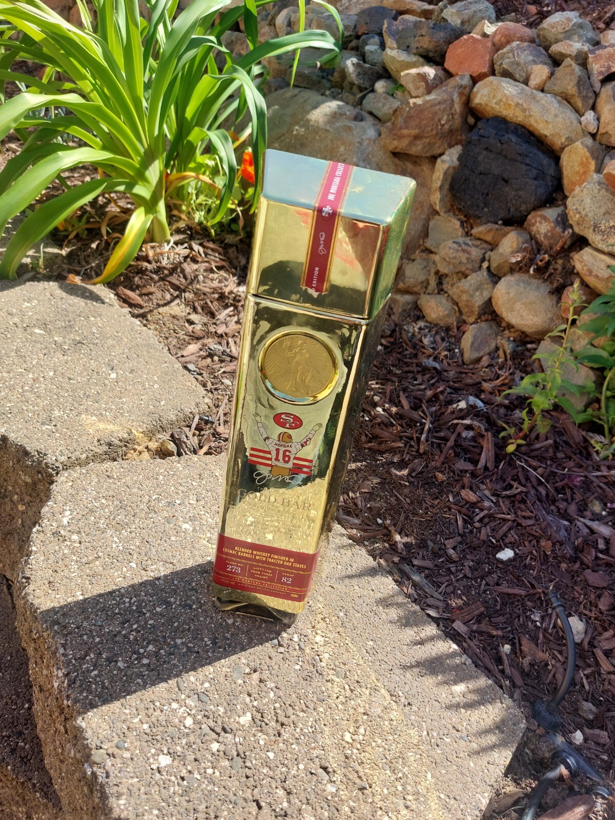 Joe Montana Limited Edition Gold Bar whiskey | eBay