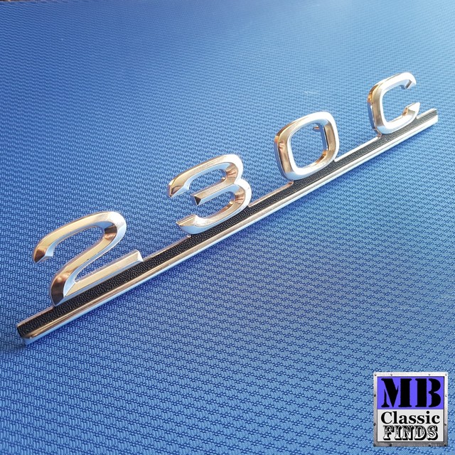 Genuine Mercedes-Benz W123 230 C Rear Trunk Badge Logo Emblem ...